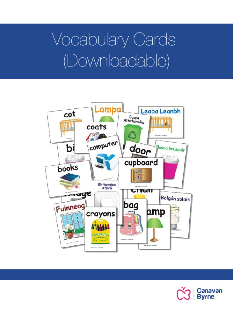 Vocabulary Cards (Downloadable) - Early Years Shop