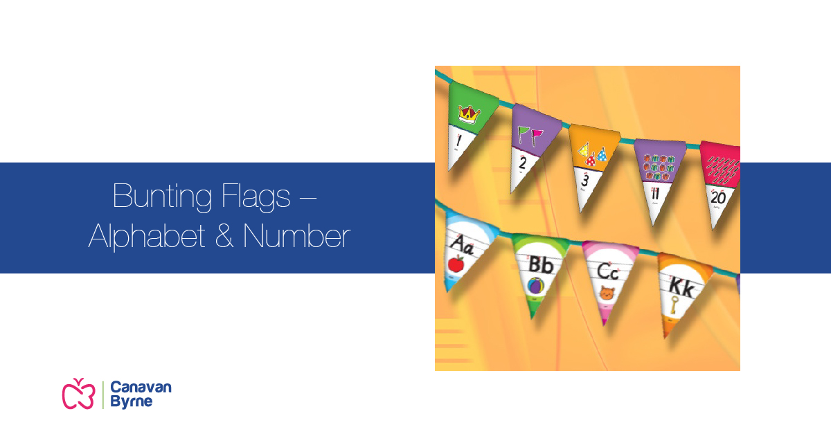 Bunting Flags Bundle - Alphabet and Number - Early Years Shop