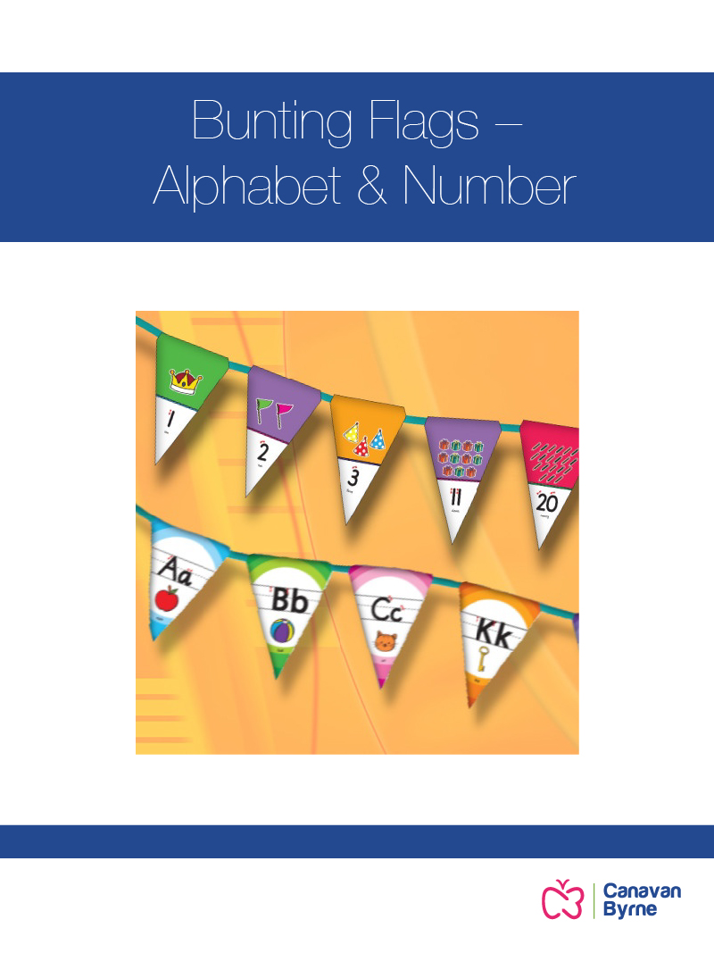 Bunting Flags Bundle - Alphabet and Number - Early Years Shop
