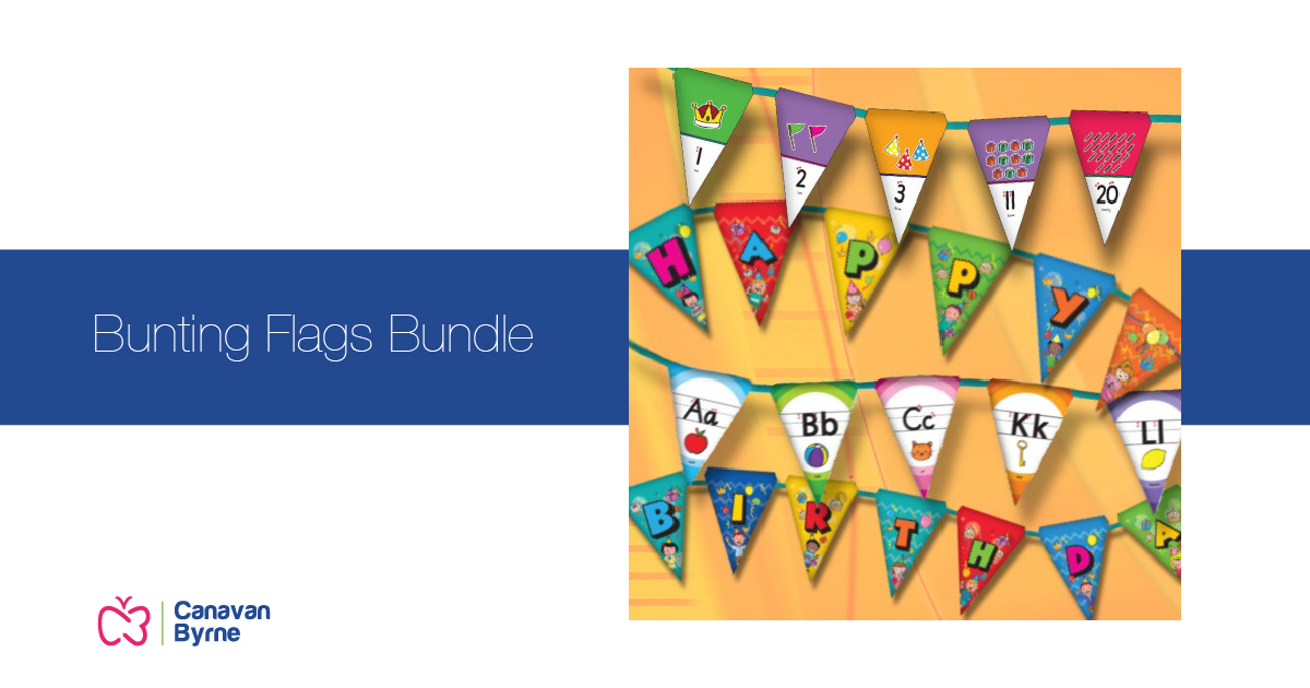 Bunting Flags Super Bundle - (Alphabet Number Birthday Flags) - Early ...