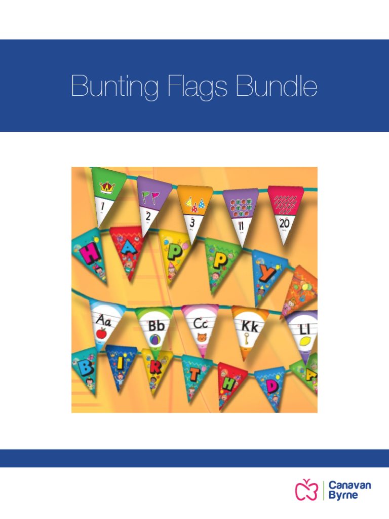 Bunting Flags Super Bundle - (Alphabet Number Birthday Flags) - Early ...