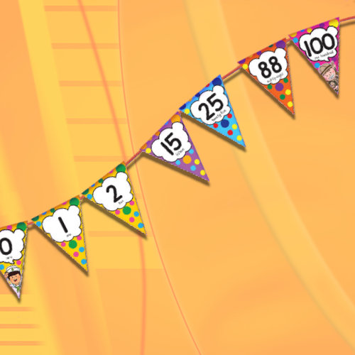 Numbers Flag Bunting - Early Years Shop