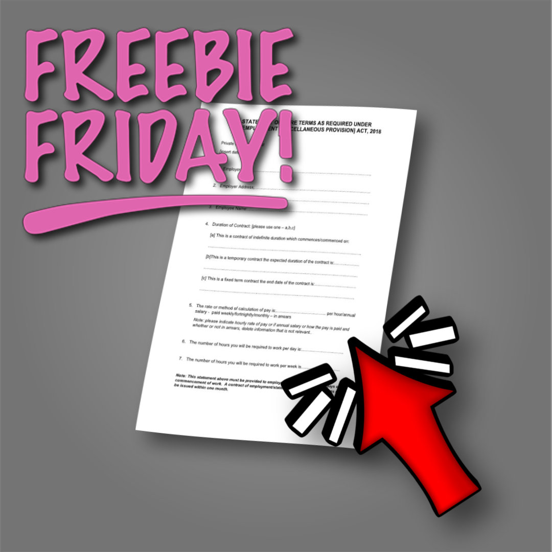 Statement of Core Terms - Friday Freebie - Early Years Shop