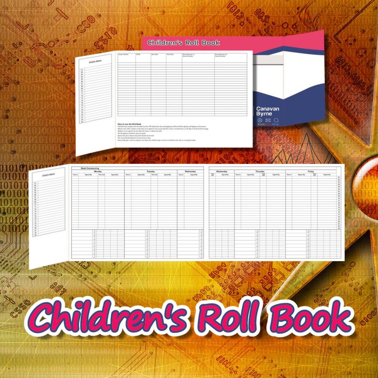 Children's Roll Book with Sign-in and Sign-out - Early Years Shop