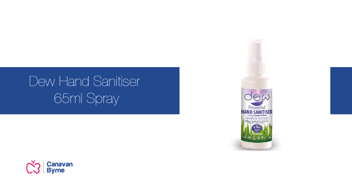 Dew Hand Sanitiser 65ml Spray Utilising Electrolysed Water - Early ...