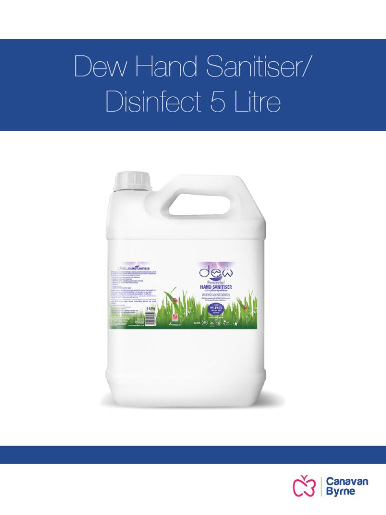 Dew Hand Sanitiser/Disinfect 5 Litre - Early Years Shop