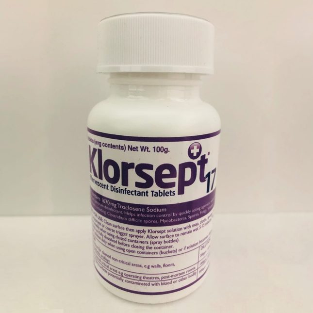 Klorsept 17 Mini - Cleaning and Disinfectant Tablets - Early Years Shop