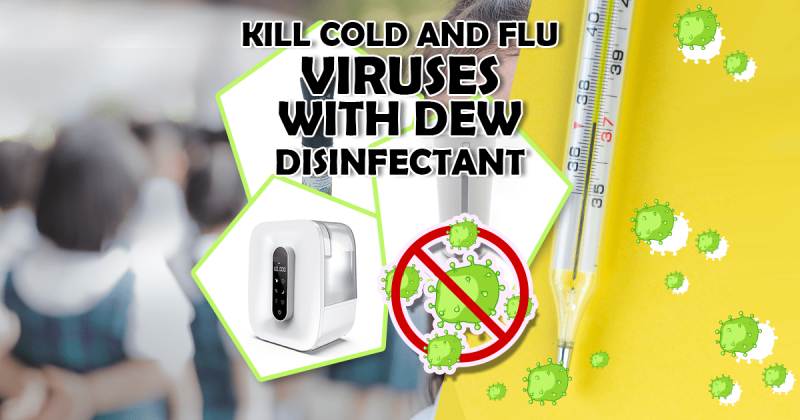 Kill Cold and Flu Viruses with Dew Disinfectant - Early Years Shop
