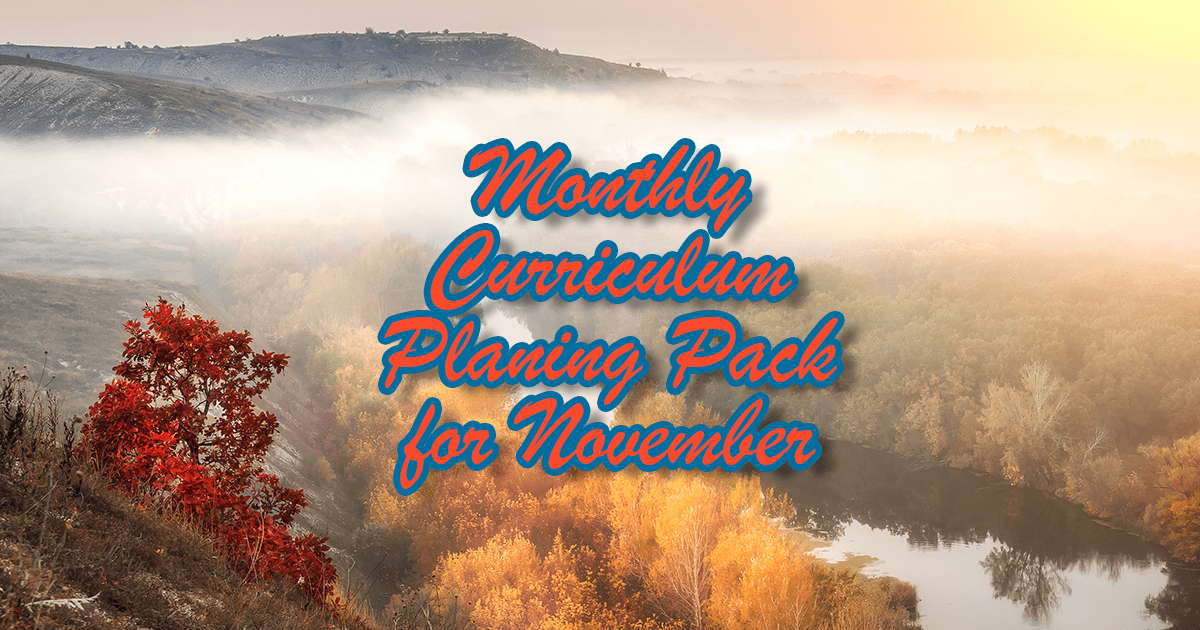 Monthly Curriculum Planning Pack for November - Early Years Shop