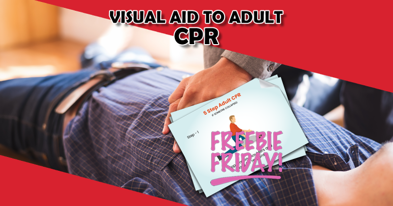 5 Step Adult CPR Vector - Early Years Shop