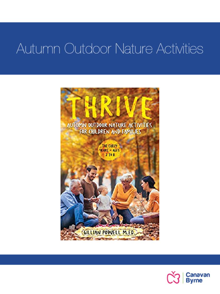 'Thrive Autumn Outdoor Nature Activities' by Gillian Powell M.ED ...