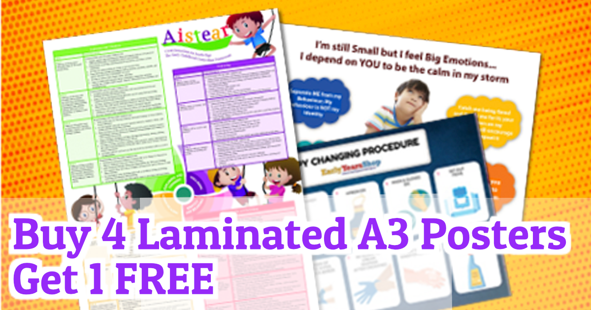 Special Offer - Buy Four A3 Posters Get ONE FREE!! - Early Years Shop