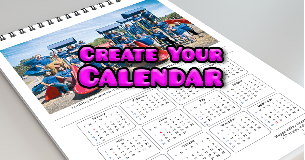 Create Your Own Calendar for 2022 - Early Years Shop