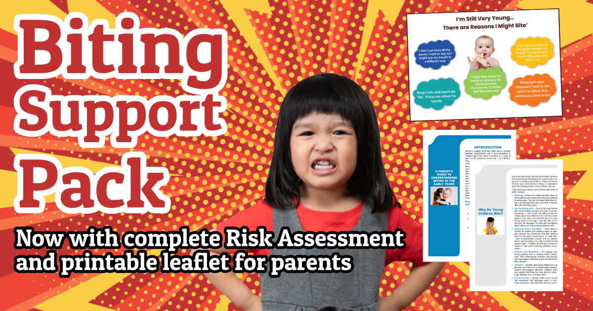 Biting Support Pack for Early Years Services - Early Years Shop