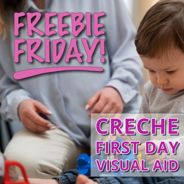 Creche First Day Visual Aid Friday Freebie - Early Years Shop