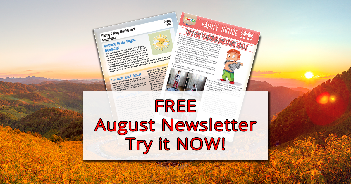 FREE Access to Create Your Own August Newsletter! - Early Years Shop