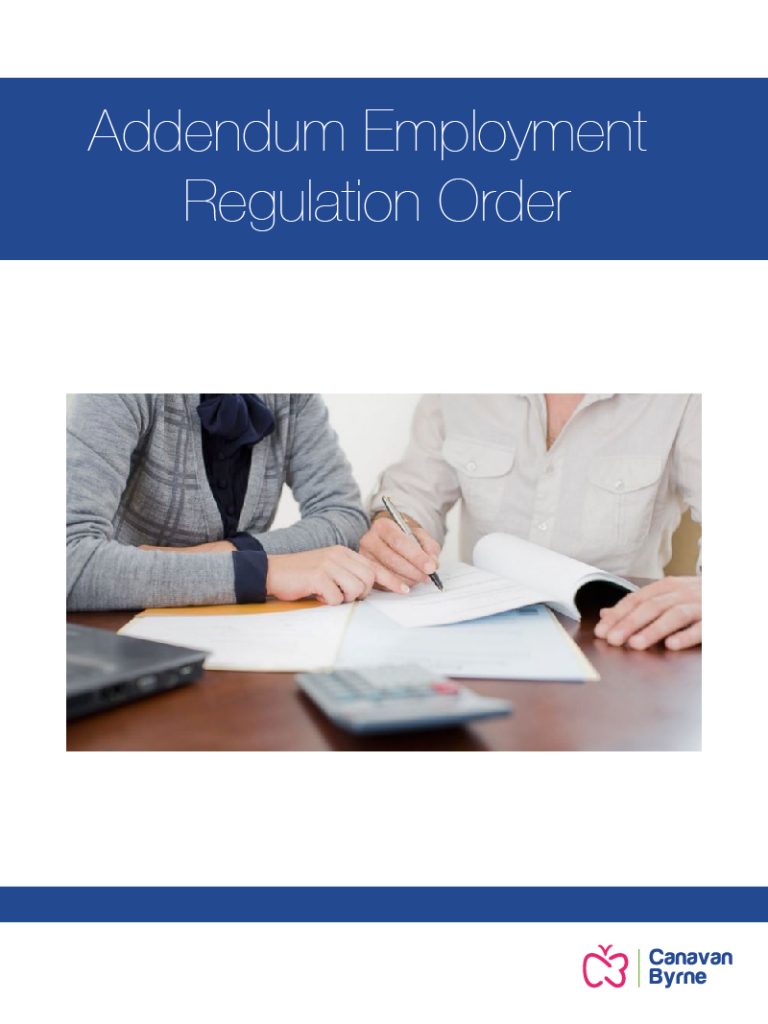Addendum Employment Regulation Order October 2025 - Early Years Shop