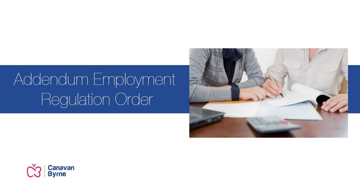 Addendum Employment Regulation Order October 2025 - Early Years Shop