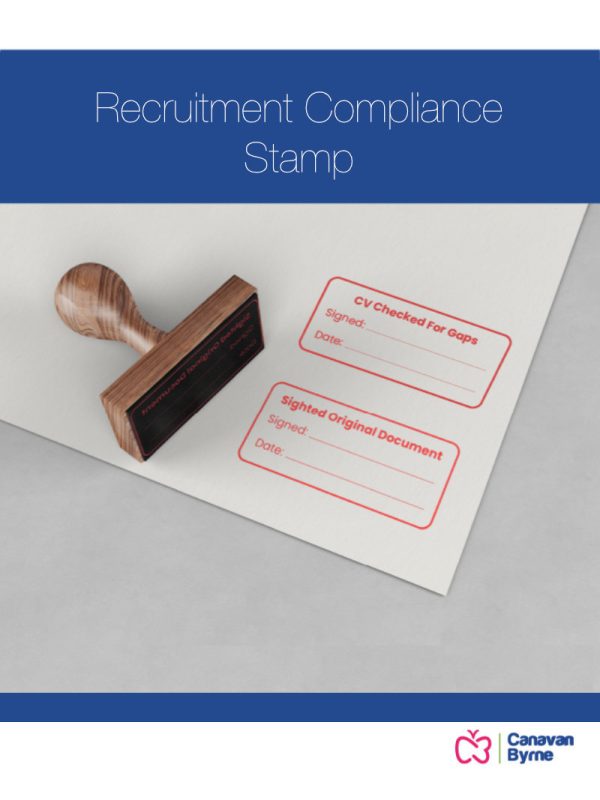 Recruitment Compliance Stamp - Early Years Shop