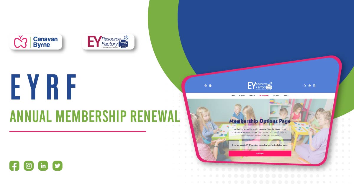 Renew Your EY Resource Factory Annual Membership! - Early Years Shop