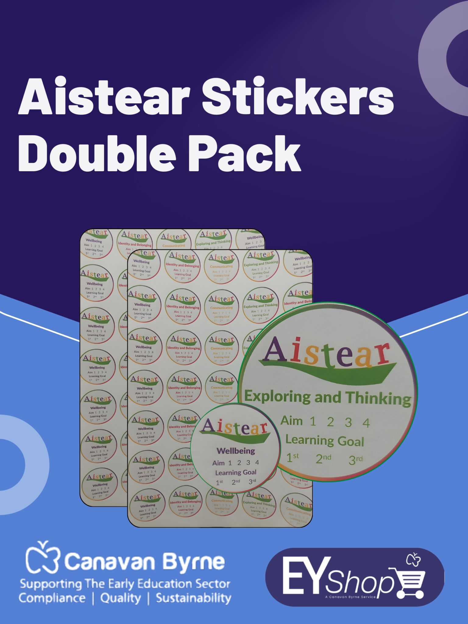 Aistear Stickers - Double-Pack - Early Years Shop